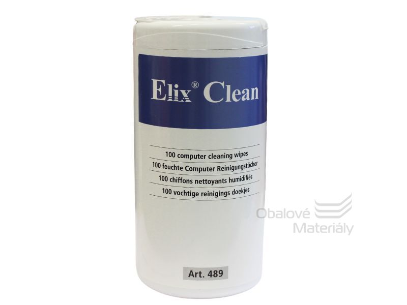 Vlhčené ubrousky na čištění monitorů a PC - Obalové Materiály