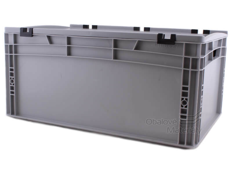 Euro přepravka s víkem 60x40x27 cm - Obalové Materiály