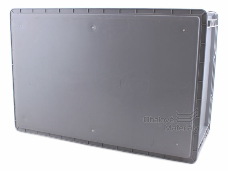 Euro přepravka s víkem 60x40x27 cm - Obalové Materiály