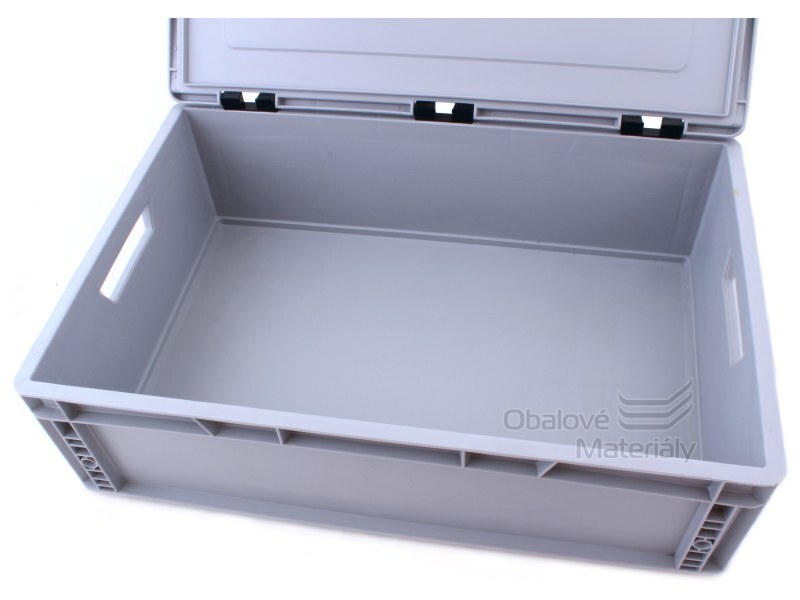 Euro přepravka s víkem 60*40*17 cm - Obalové Materiály