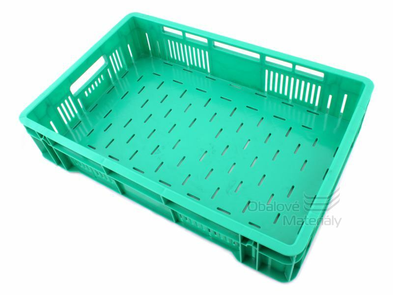 Plastová bedna na ovoce, 60x40x13 cm - Obalové Materiály Plastová bedna na ovoce, 60x40x13 cm - Obalové Materiály